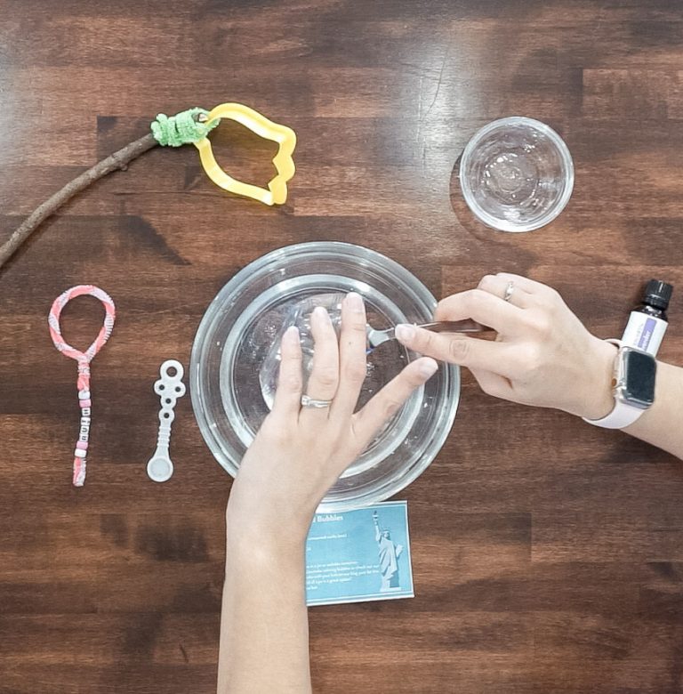 DIY Lavender Scented Bubbles for Kids - Simply Earth Blog
