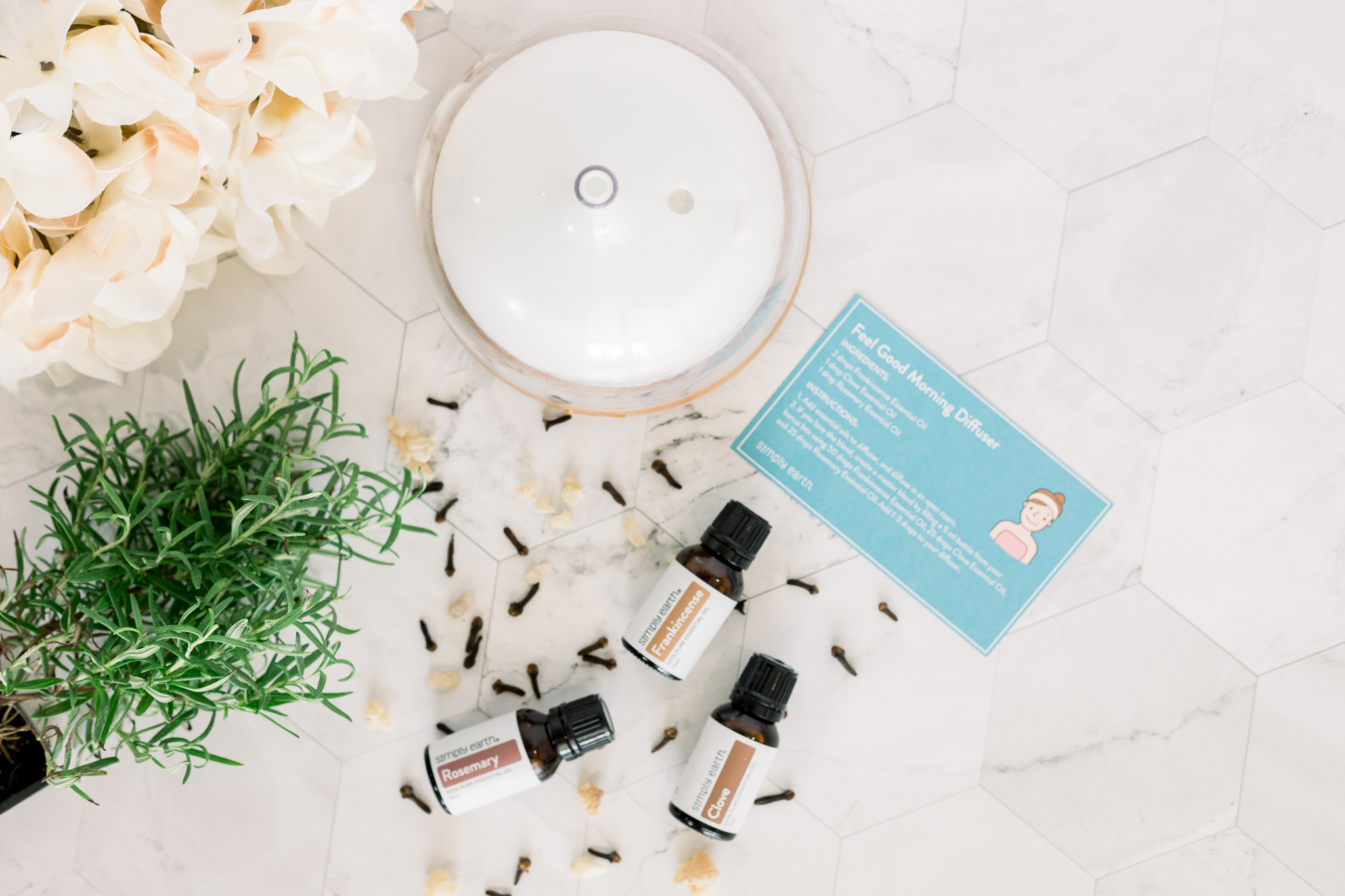 Feel Good Morning Essential Oil Diffuser Blend - Simply Earth Blog