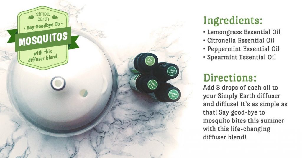 Natural Mosquito Repellent Diffuser Blend Recipe - Simply Earth Blog