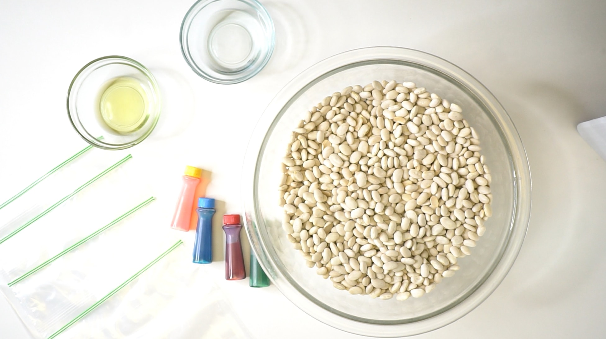 DIY Rainbow Beans Activity for Sensory Play - Simply Earth Blog