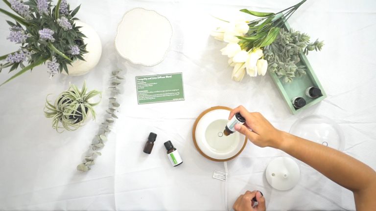 Relaxing Diffuser Blend with Tranquility & Lime Essential Oils - Simply ...