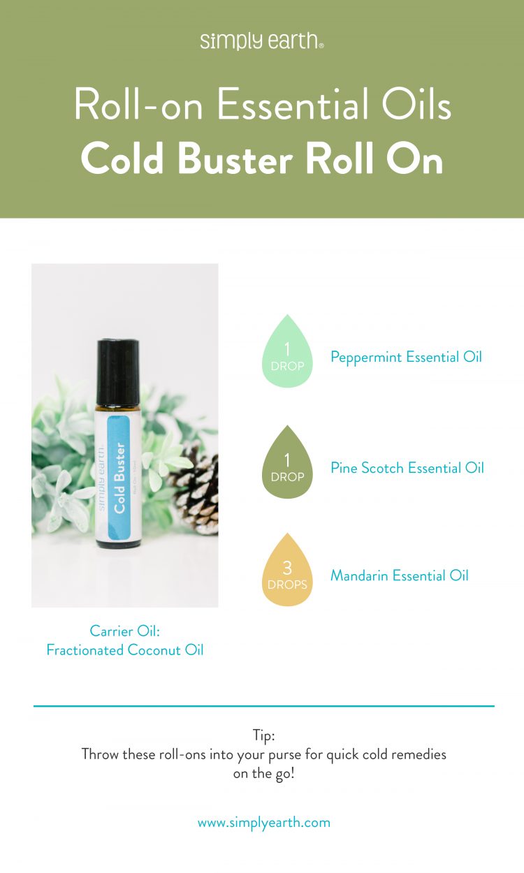Natural Cold Remedy: Cold Buster Roll-On - Simply Earth Blog
