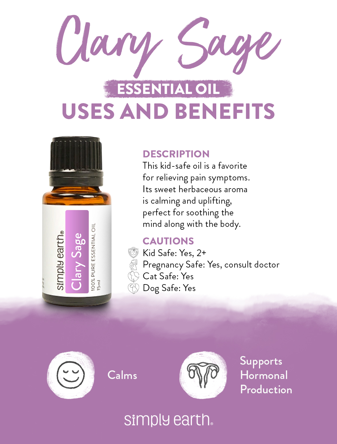 Clary Sage Essential Oil Benefits and Uses - Simply Earth Blog