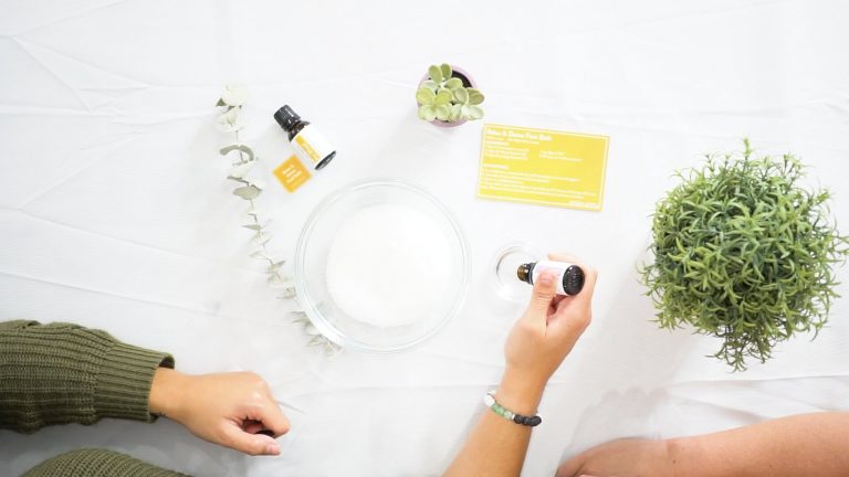 Easy DIY Relaxing Foot Bath Recipe with Essential Oils - Simply Earth Blog