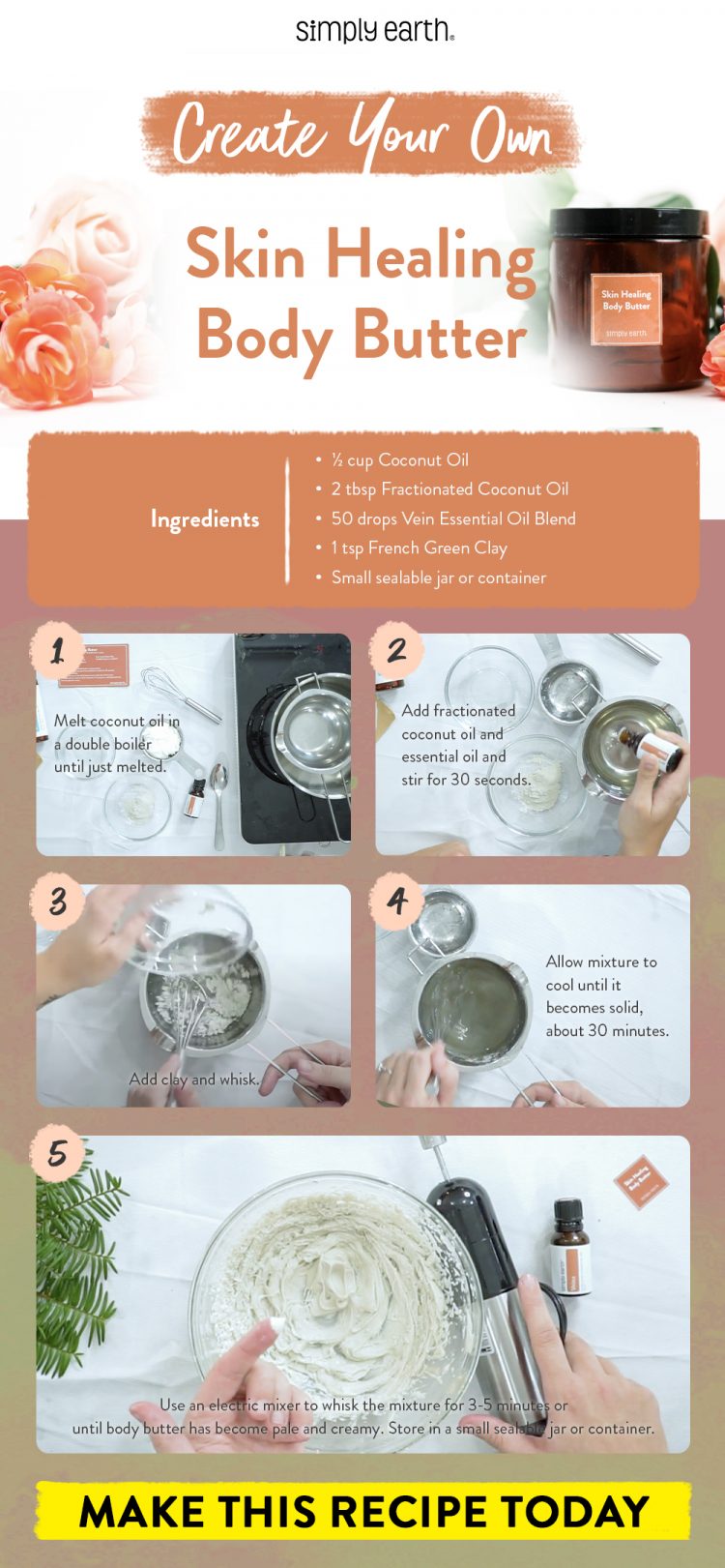 Recipe for Body Butter That's Skin Healing - Simply Earth Blog