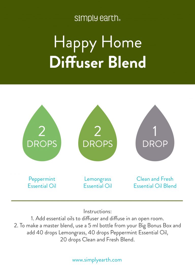 Happy Diffuser Blend: An Easy Way to Make Your Home Lively