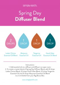 Must-Have Spring Diffuser Recipe this Season - Simply Earth Blog
