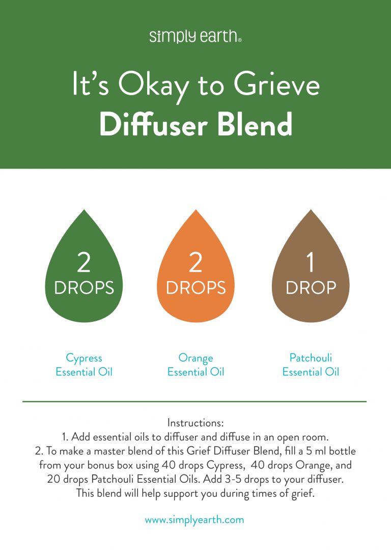DIY Diffuser Blend Recipe for Loss and Grief - Simply Earth Blog