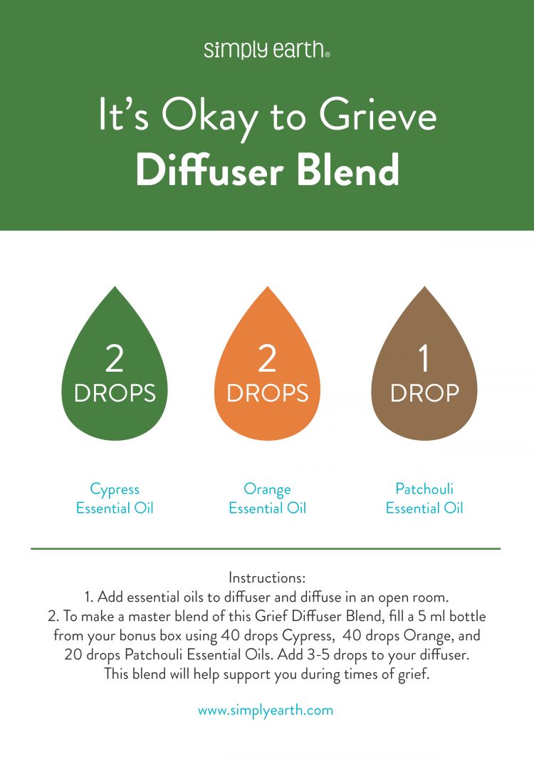 DIY Diffuser Blend Recipe for Loss and Grief - Simply Earth Blog