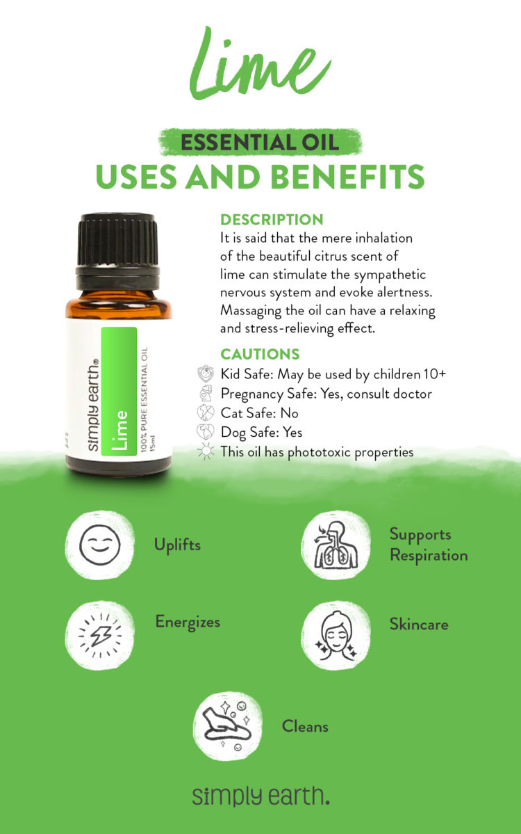 6 Valuable Benefits of Lime Essential Oil - Simply Earth Blog