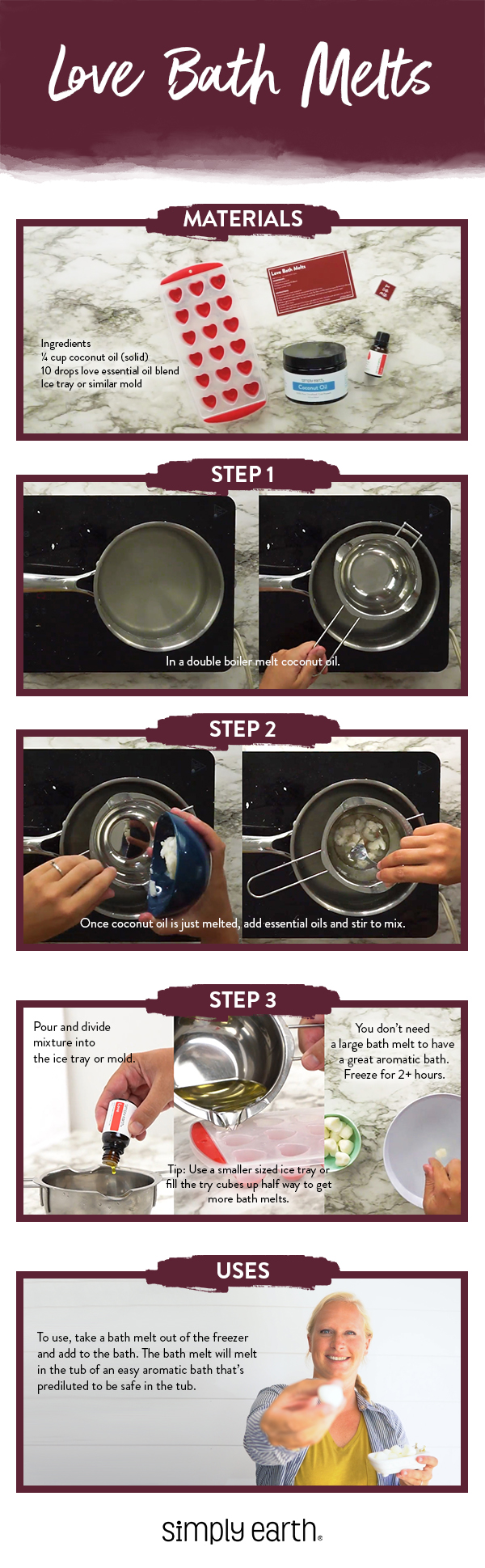 Natural Bath Melts Recipe That Will Make You Feel the Love