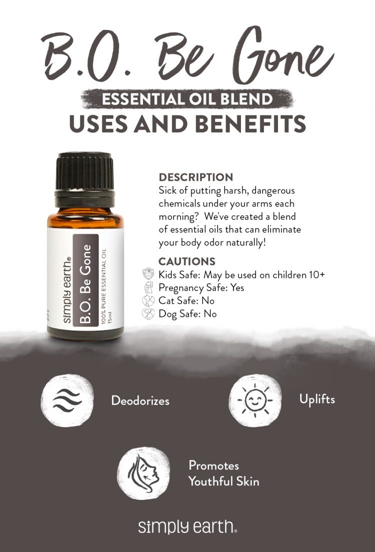 B.O. Be Gone Blend: Natural Odor Eliminator - Simply Earth Blog