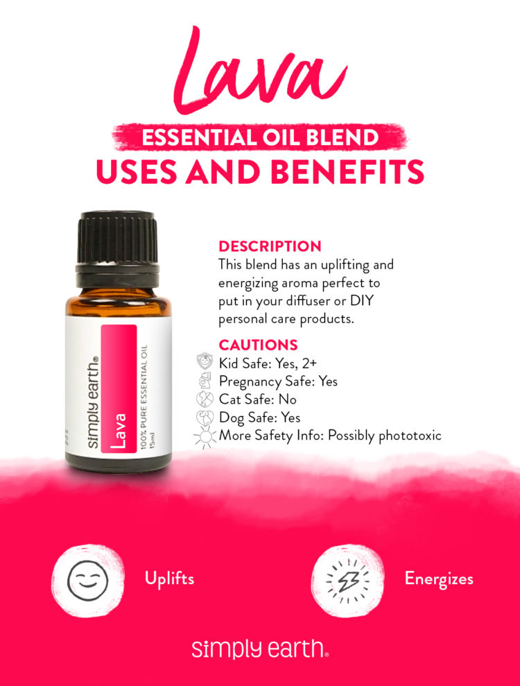 Lava Essential Oil Blend With Soothing Essential Oils - Simply Earth Blog