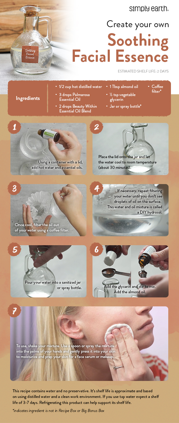 DIY Soothing Essence for Face - Simply Earth Blog