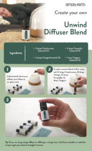 Unwind Diffuser Blend: An Essential Oil Calming Blend - Simply Earth Blog