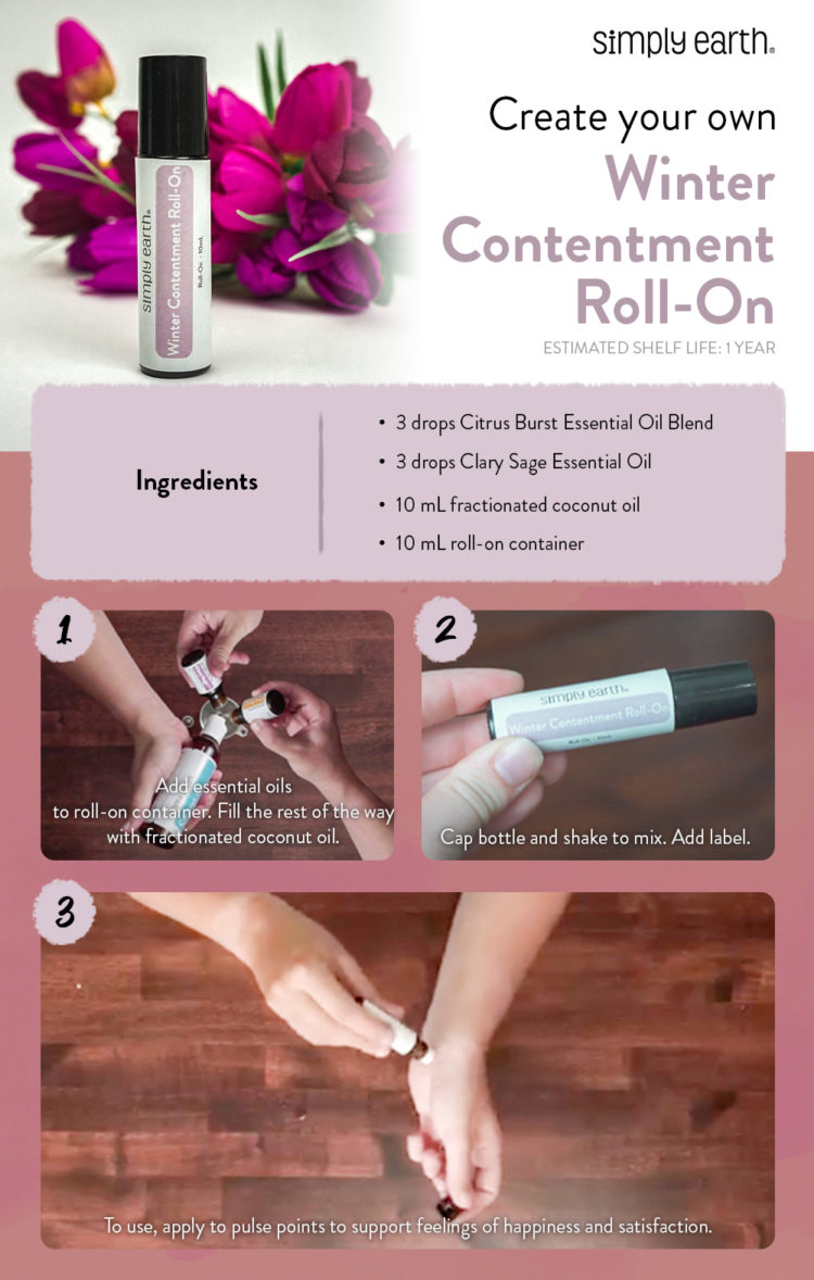 Essential Oil Roll-On Using Uplifting Essential Oils - Simply Earth Blog