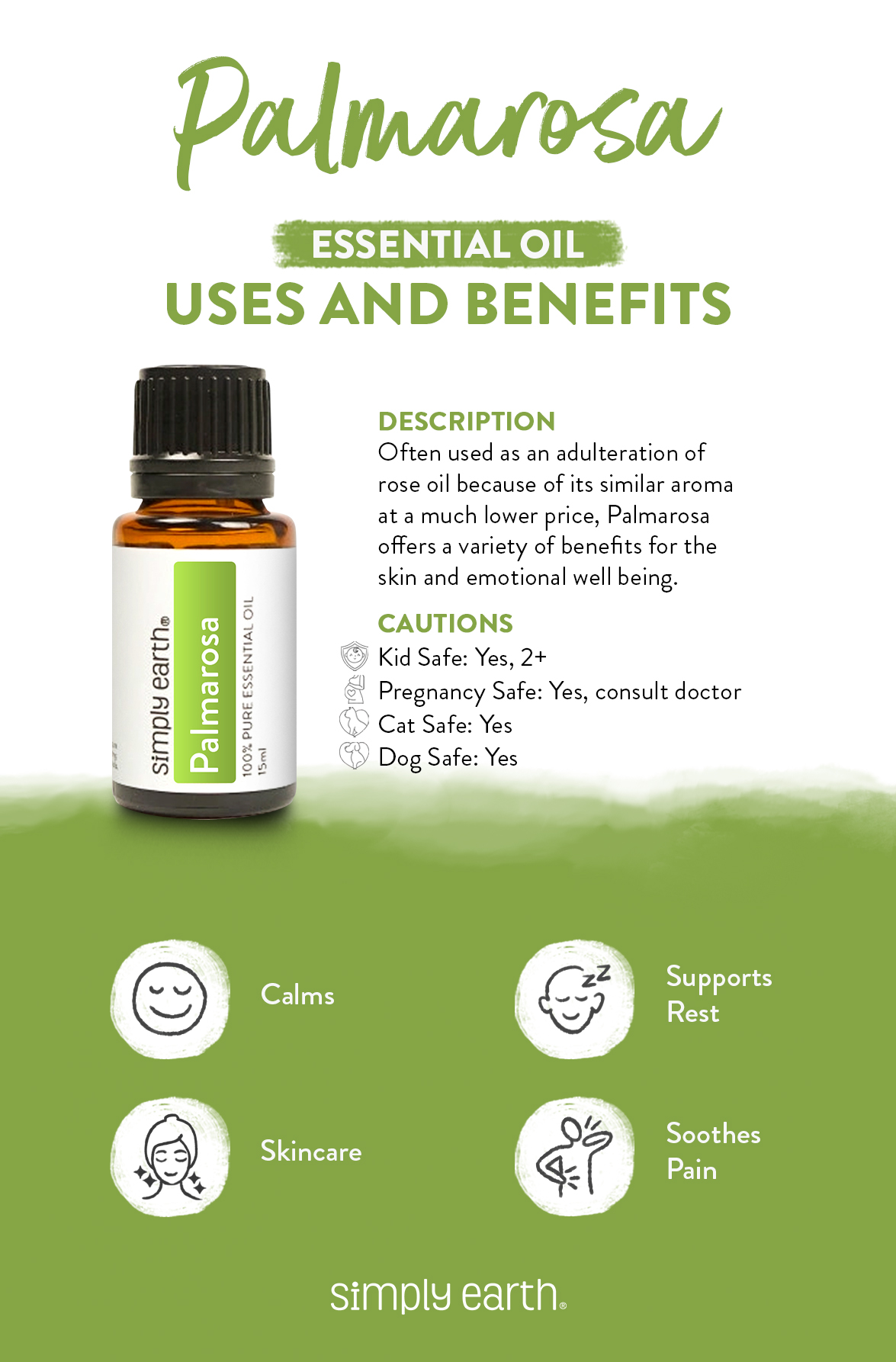 Palmarosa Essential Oil Benefits, Uses, and Recipes