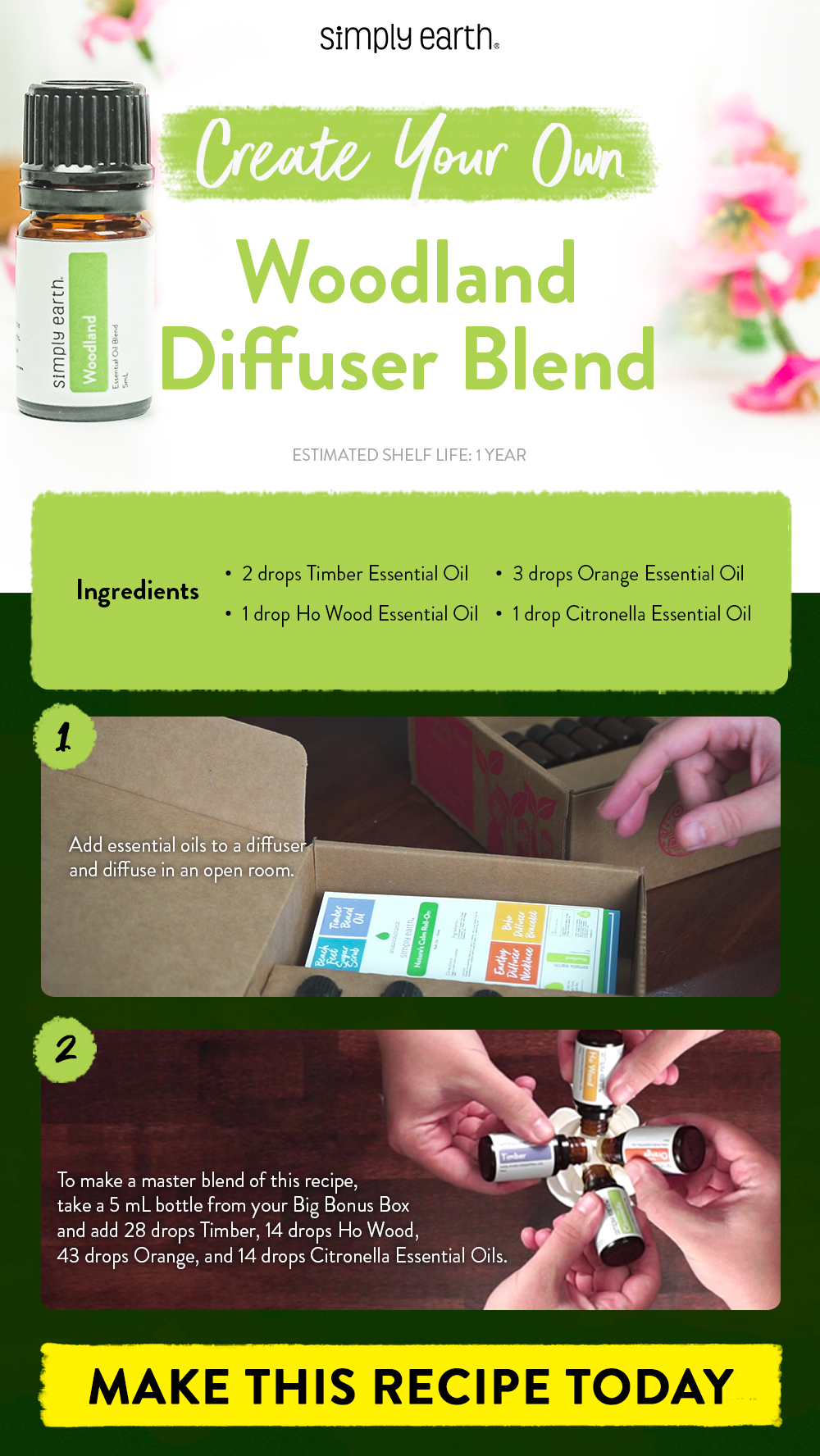 Woodland Diffuser Blend - Simply Earth Blog