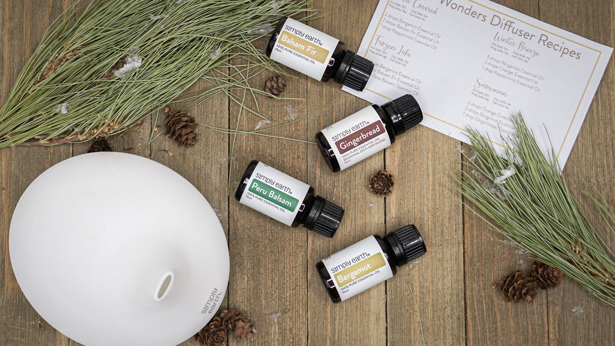 Winter Diffuser Blends You Can Diffuse All Year Long - Simply Earth Blog