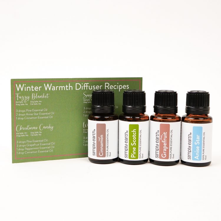Winter Warmth Diffuser Set With Essential Oils - Simply Earth Blog