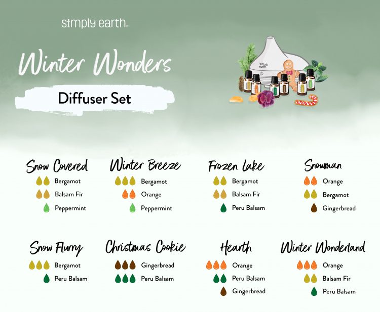 Winter Diffuser Blends You Can Diffuse All Year Long - Simply Earth Blog