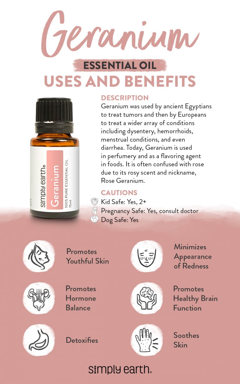 The Many Uses of Geranium Essential Oil - Simply Earth Blog
