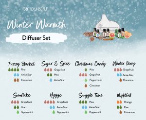 Winter Warmth Diffuser Set With Essential Oils - Simply Earth Blog