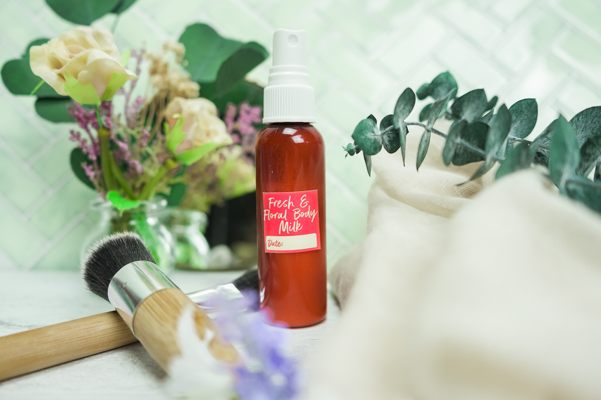 Fresh & Floral Body Milk Spray Recipe - Simply Earth Blog