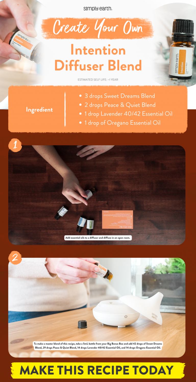 Calming Essential Oil Blend Recipe for Diffusing - Simply Earth Blog