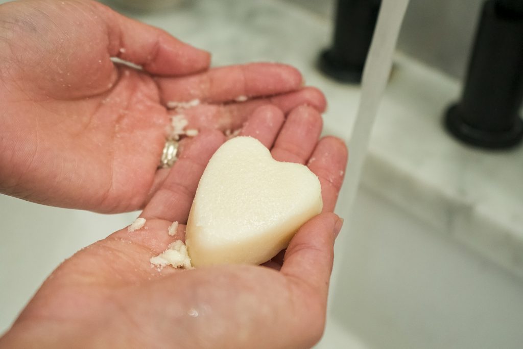 DIY Cleansing Heart Sugar Scrub Soap - Simply Earth Blog