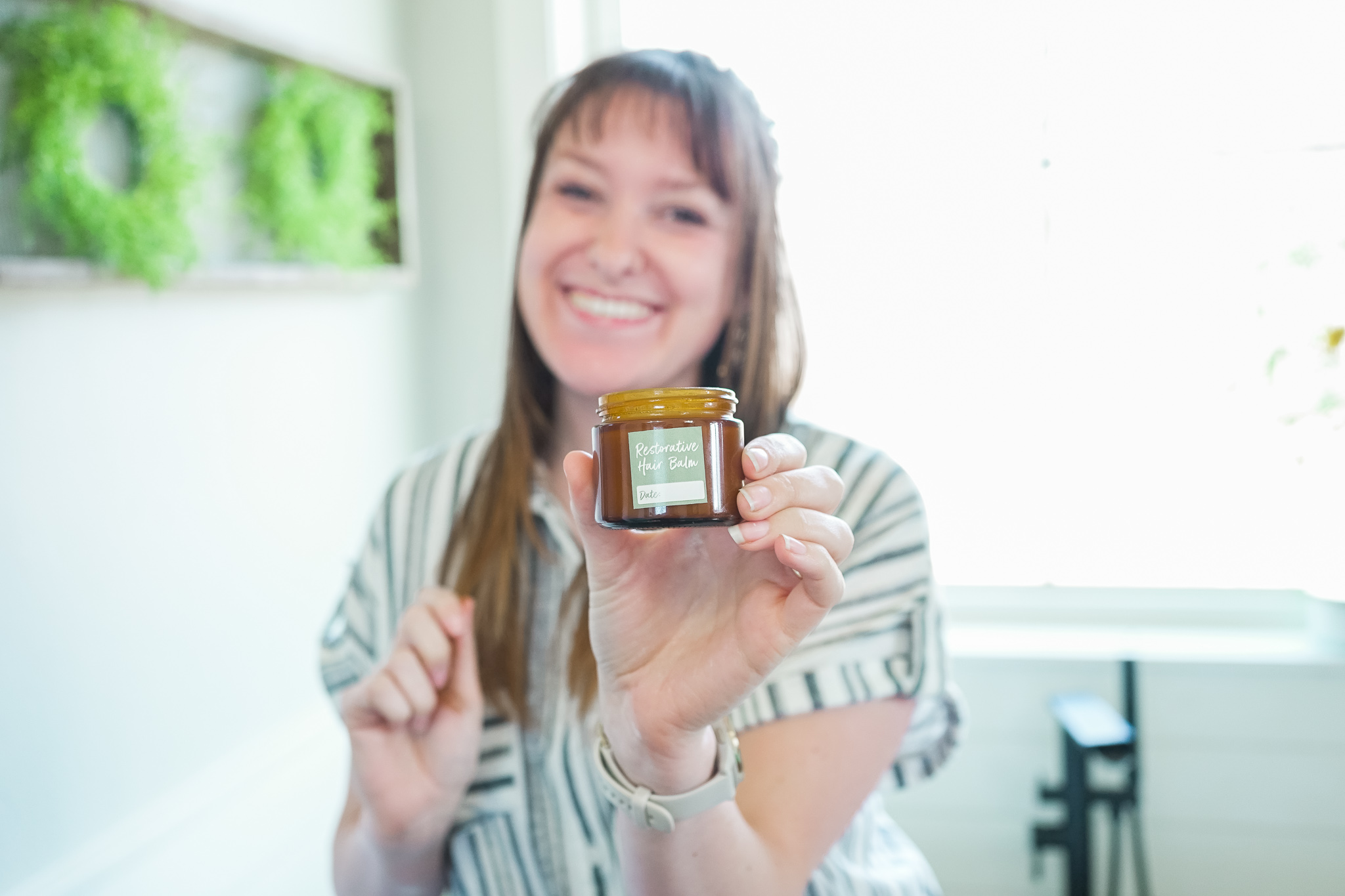 Restorative Hair Balm Recipe With Essential Oils - Simply Earth Blog