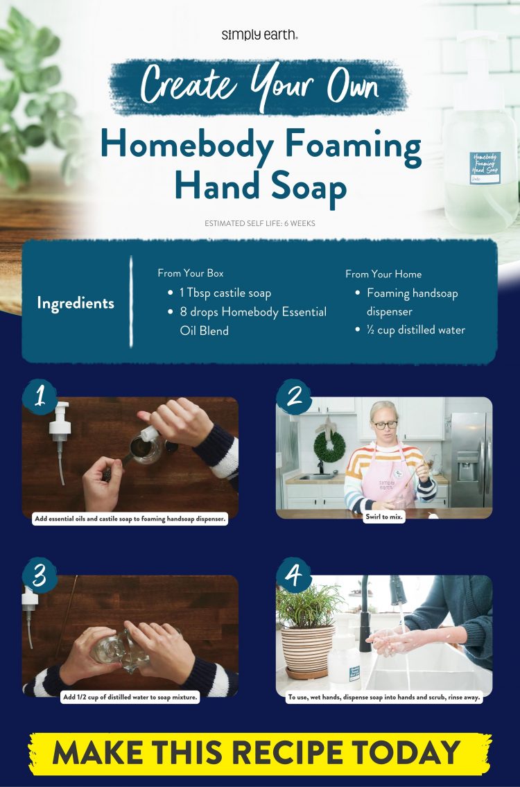 DIY Foaming Hand Soap With Essential Oils - Simply Earth Blog