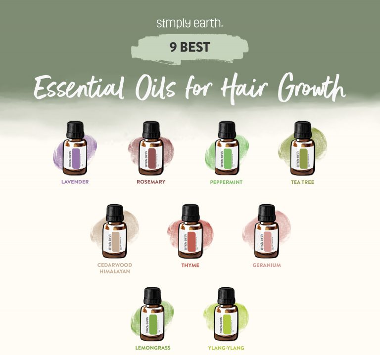 9 Best Essential Oils for Hair Growth - Simply Earth Blog