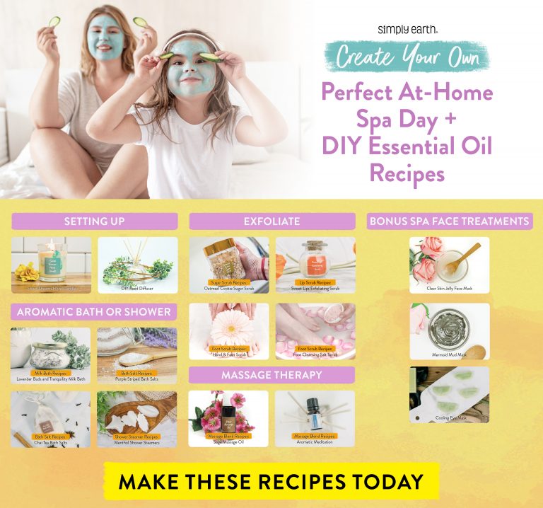 At-Home Spa Day With DIY Essential Oil Recipes - Simply Earth Blog