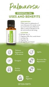 Palmarosa Essential Oil Benefits, Uses, and Recipes