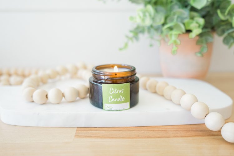 Citrus Candle Recipe with Grapefruit Essential Oil - Simply Earth Blog