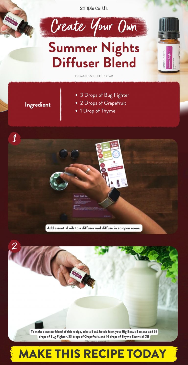 Mosquito Repellent Diffuser Blend - Simply Earth Blog