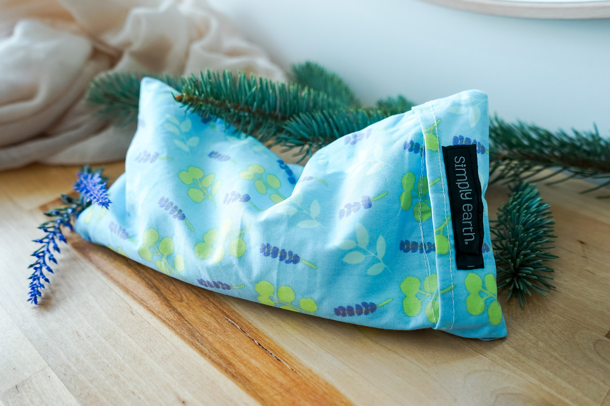 DIY Calming Aromatherapy Rice Heating Pad - Simply Earth Blog