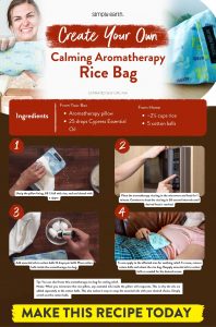 DIY Calming Aromatherapy Rice Heating Pad - Simply Earth Blog