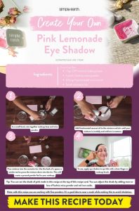 DIY Pink Lemonade Eye Shadow - Simply Earth Blog