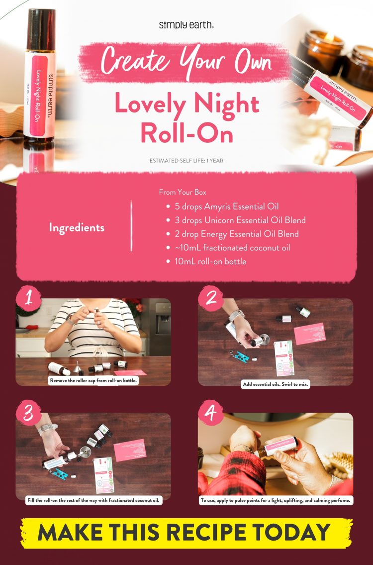 Lovely Night Roll-on Perfume Recipe - Simply Earth Blog