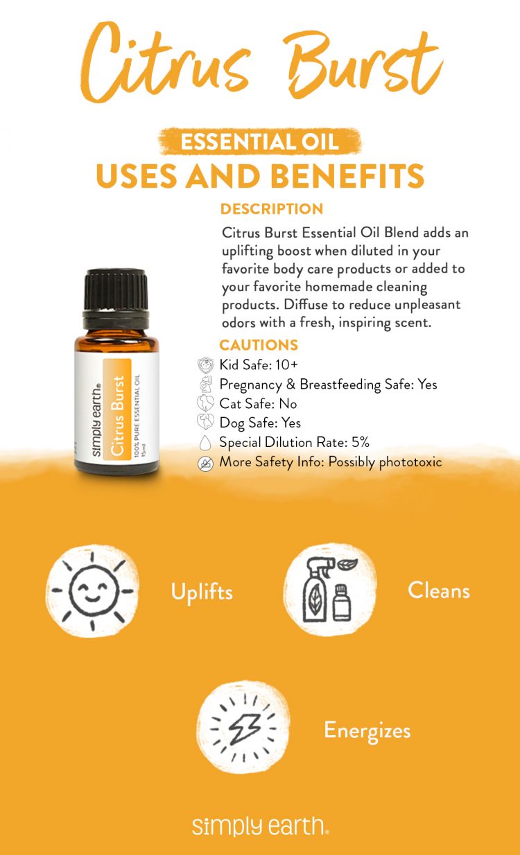 Citrus Burst Essential Oil Blend: 5 Best Citrus Oils - Simply Earth Blog
