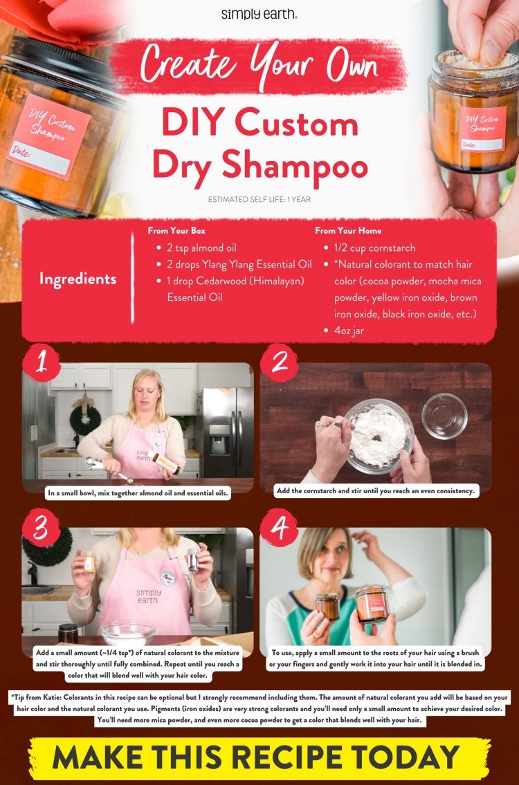 DIY Custom Dry Shampoo Recipe - Simply Earth Blog