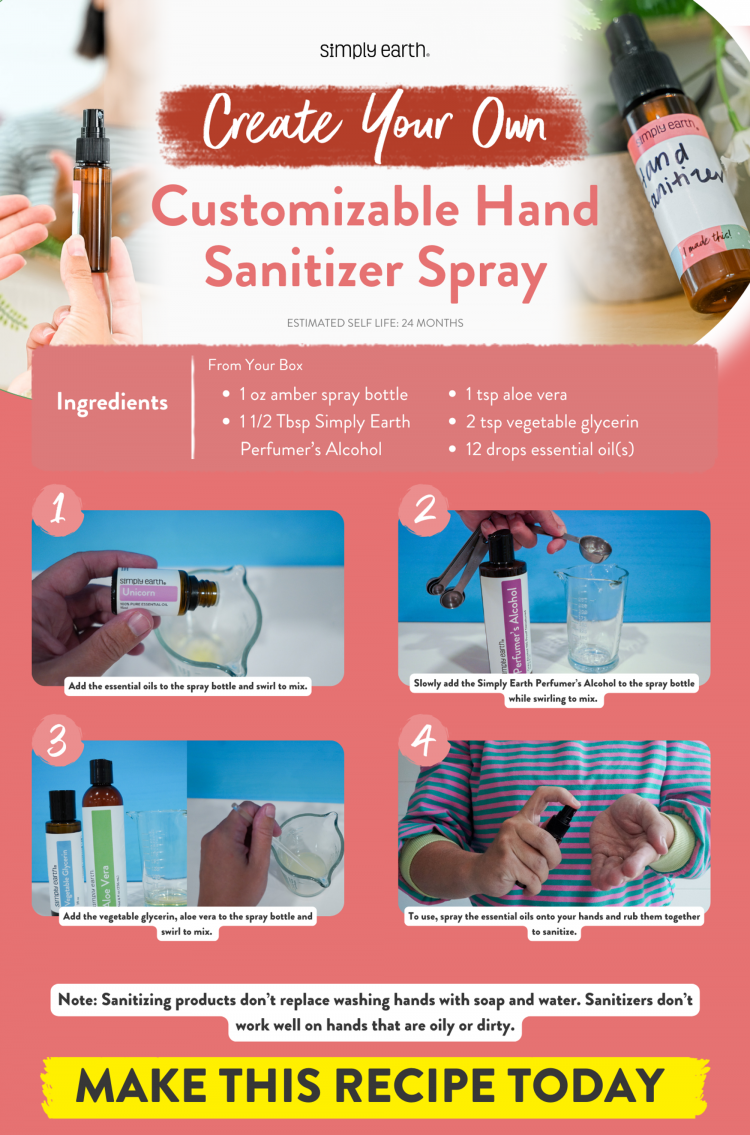 How To Make Hand Sanitizer Using Natural Ingredients - Simply Earth Blog