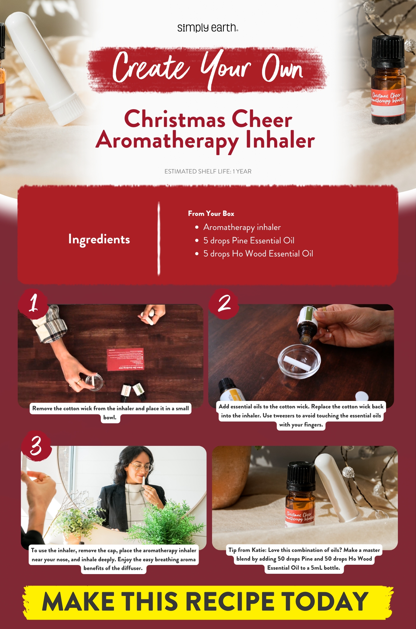 Breath in the Holidays With This Natural Inhaler Recipe - Simply Earth Blog