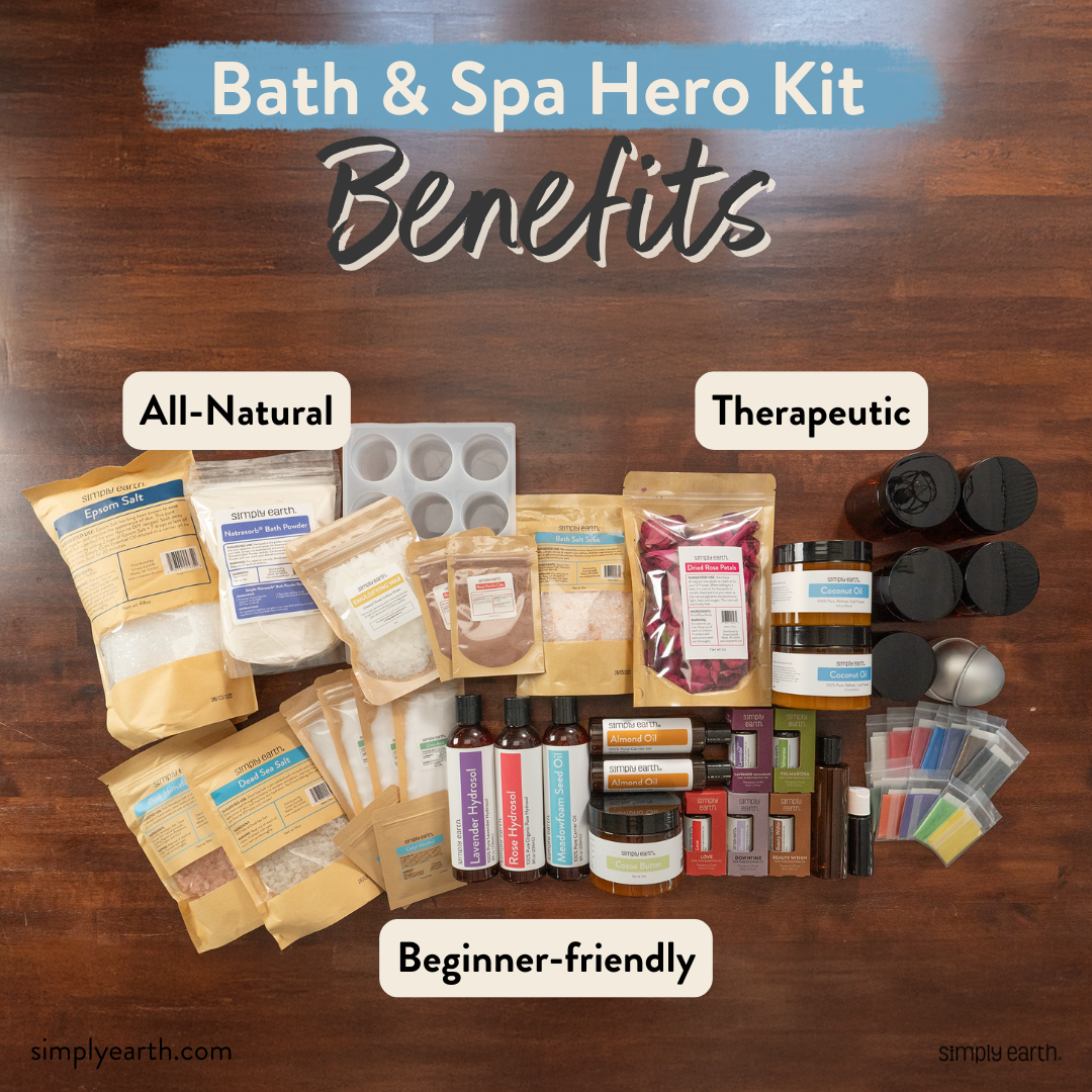 Ultimate Relaxation with the Bath and Spa Hero Kit - Simply Earth Blog