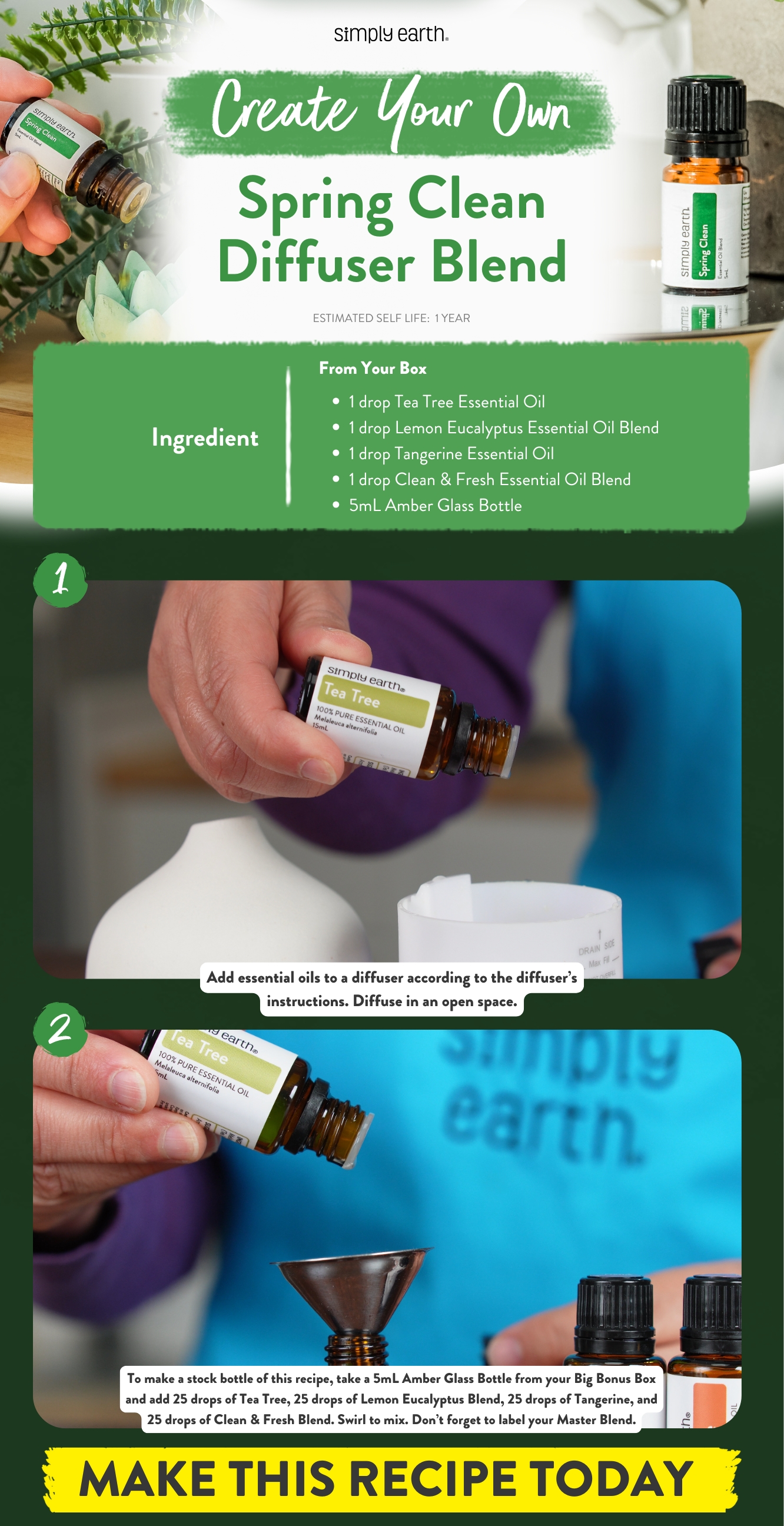 Best Spring Clean Diffuser Blend for a Fresh Home - Simply Earth Blog