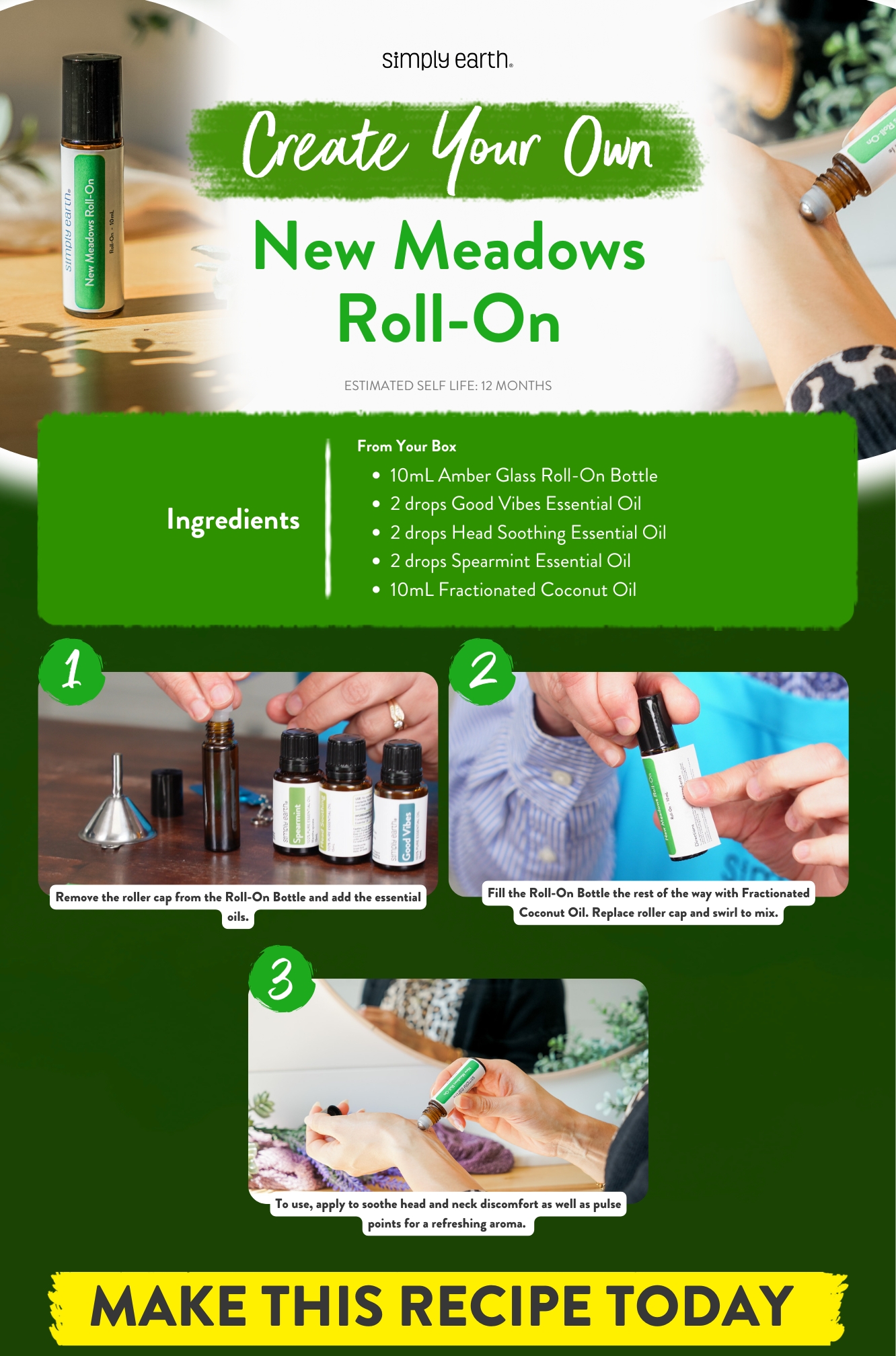 Soothe Stress with This Uplifting Roll-On Recipe - Simply Earth Blog