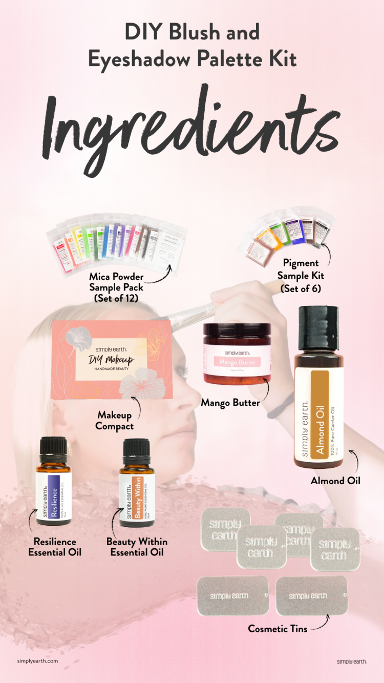 DIY Blush and Eyeshadow Palette Kit: Craft Your Own Natural Makeup