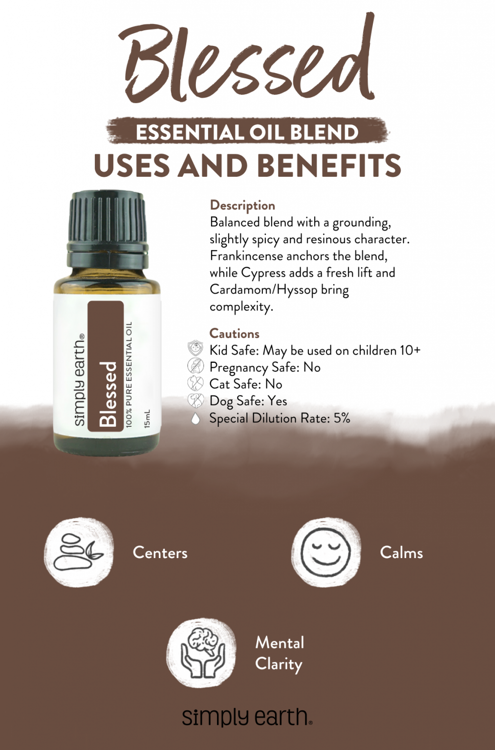 Blessed Essential Oil Blend | Simply Earth’s Cozy New Aroma